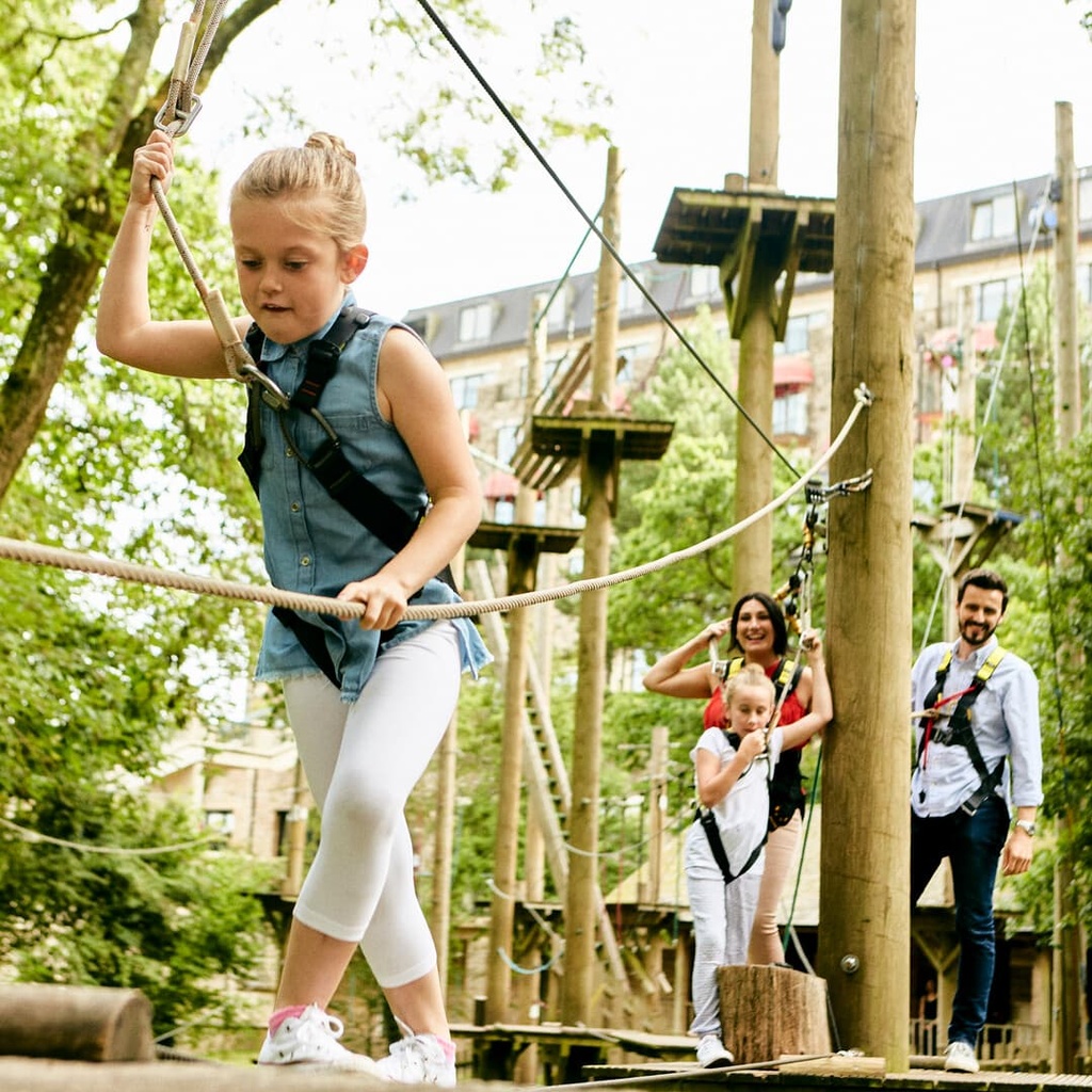Forest Jump Low Ropes - Activities - Celtic Manor Resort