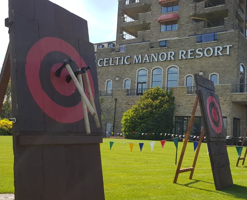 Axe Throwing - Celtic Manor Resort